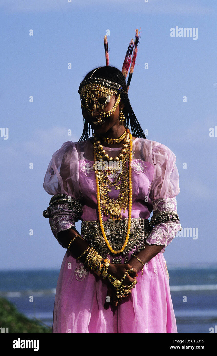 Djibouti republic ,Afar dancer Stock Photo - Alamy