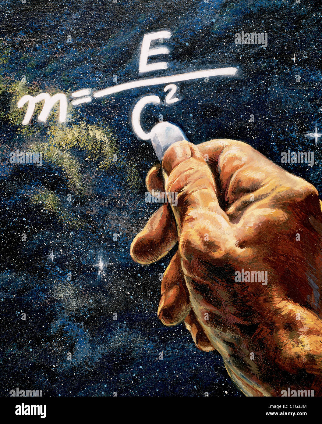 Albert einstein mass energy equation hi-res stock photography and ...