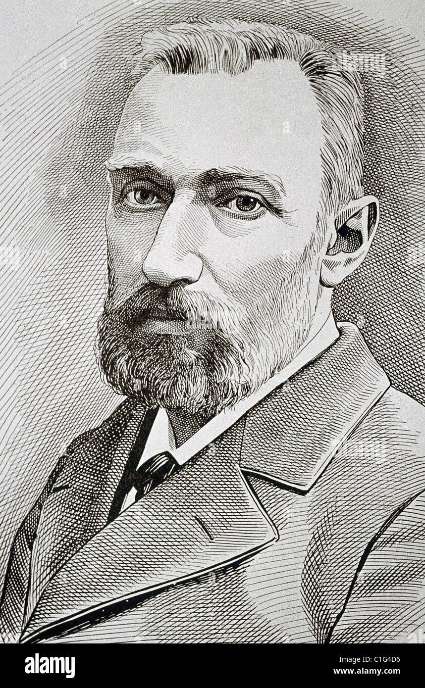 Pierre Curie (1859-1906). French physicist Stock Photo - Alamy