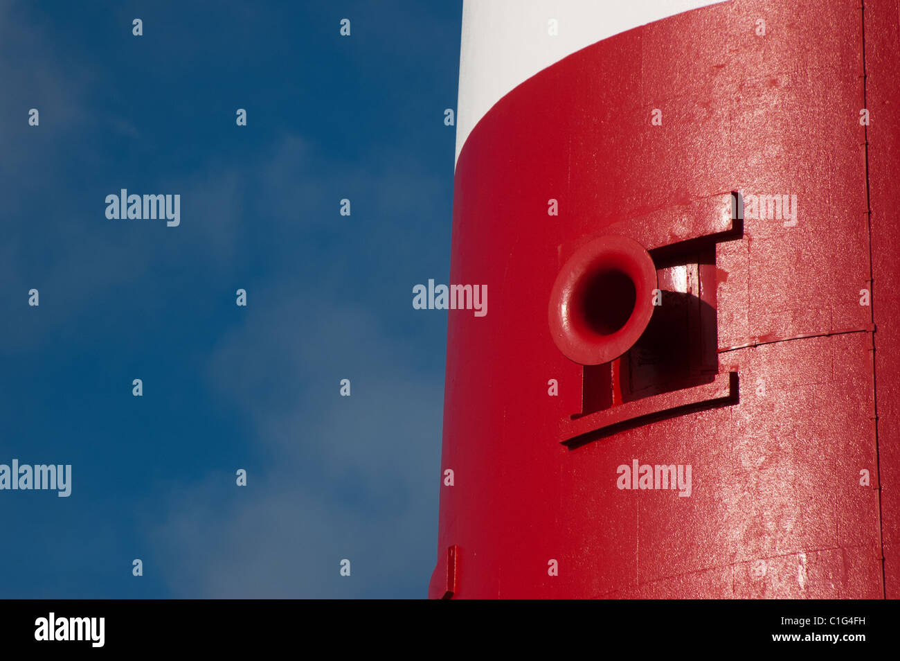 The foghorn on Portland Bill lighthouse in Dorset, England. Lighthouses ...