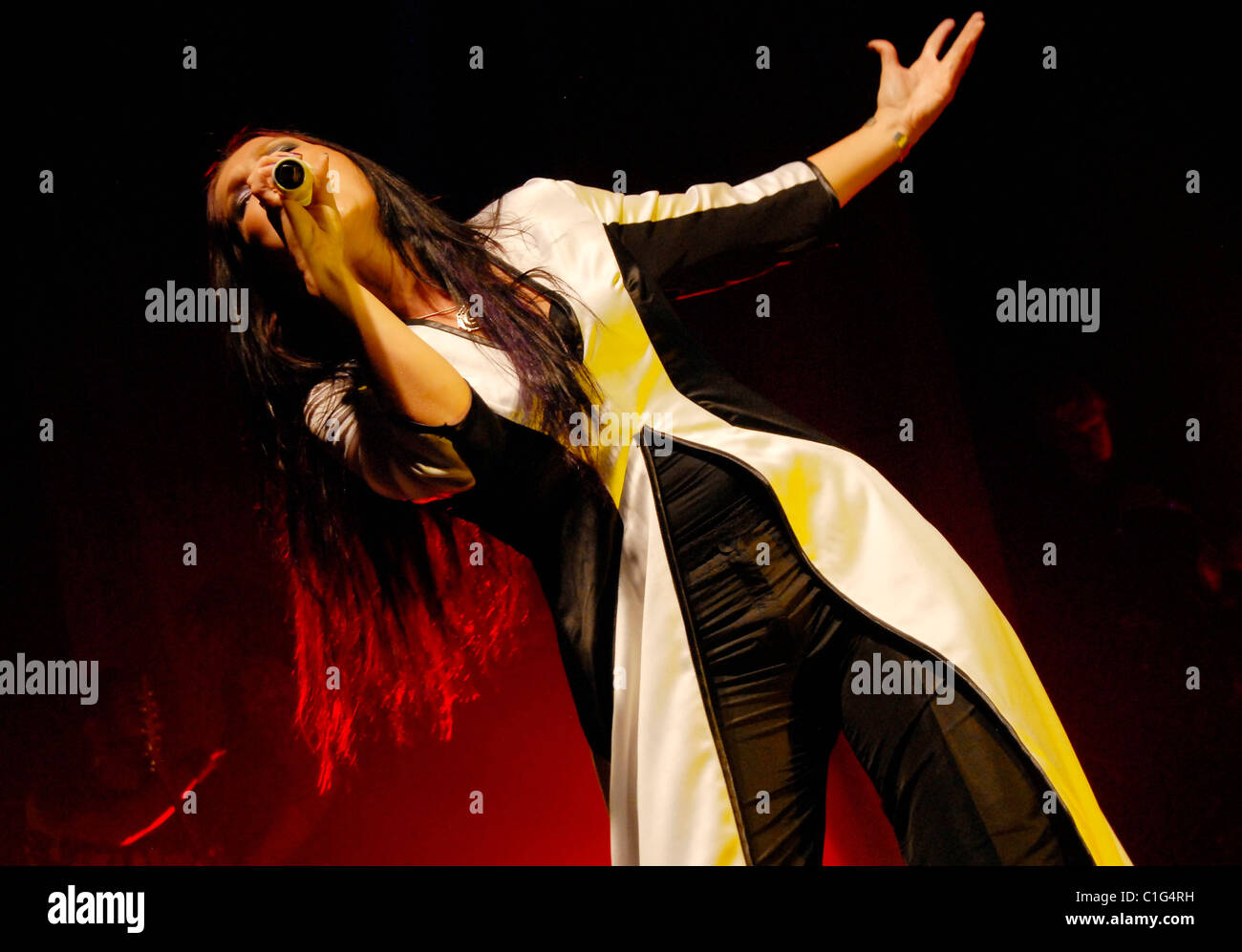 Finnish nightwish singer tarja turunen hi-res stock photography and ...