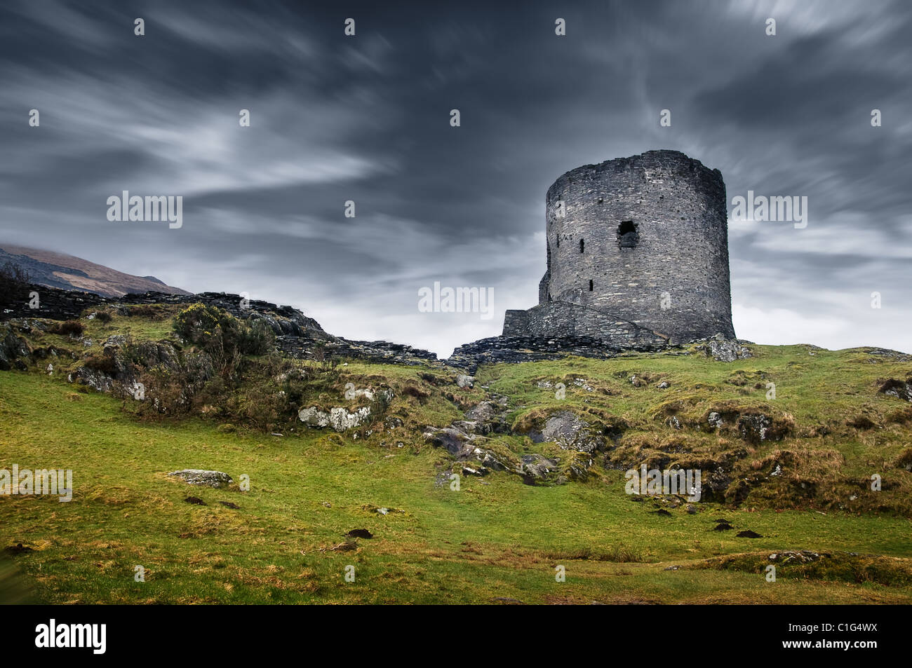 Dolbadarn castle ruins hi-res stock photography and images - Alamy