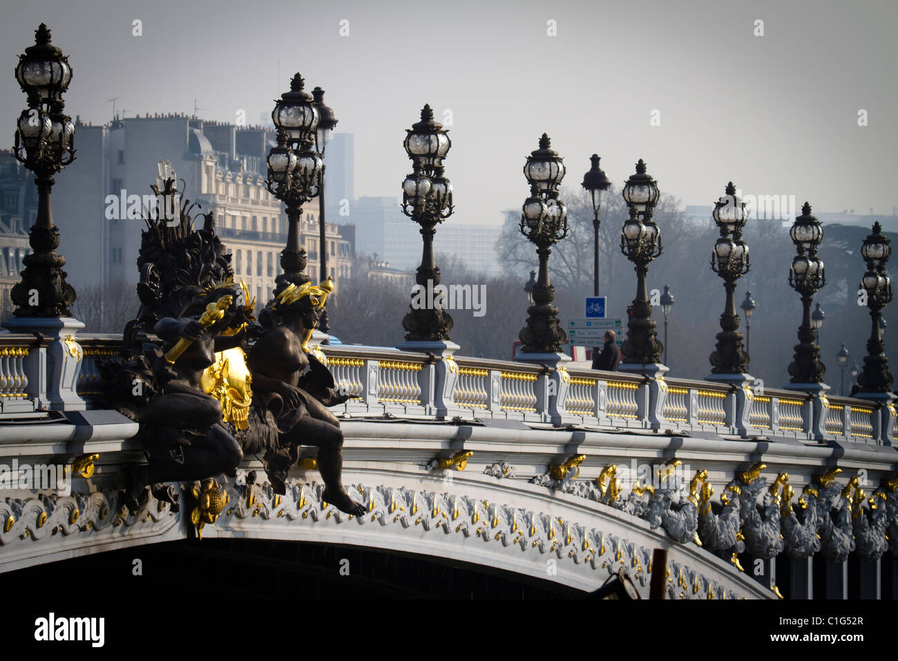 Alexandre III bridge. Paris, France Stock Photo - Alamy