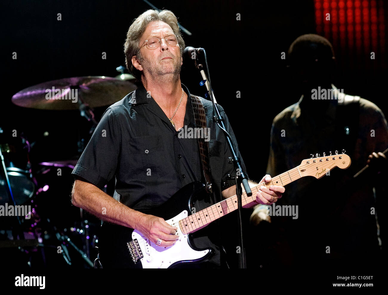 Eric clapton performing live royal hi-res stock photography and images ...