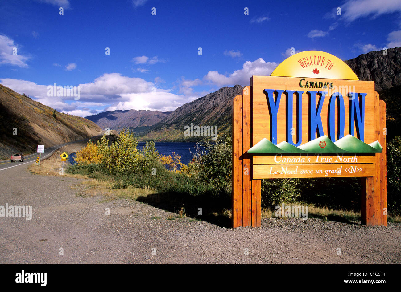 Alaska yukon border hi-res stock photography and images - Alamy