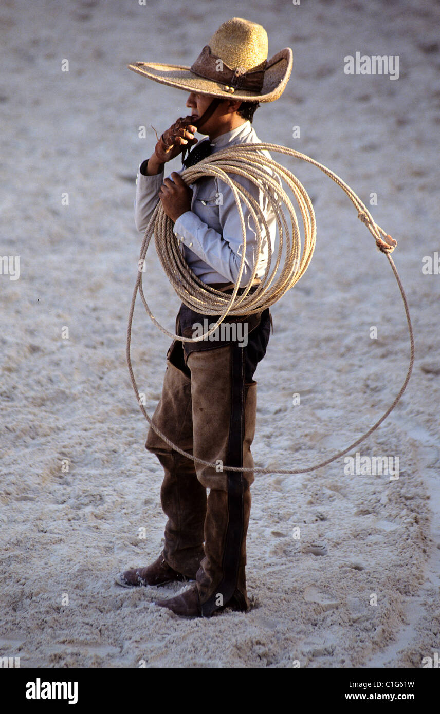 Mexico, Quintana Roo State, Riviera Maya, Cancun, a charro, local ...