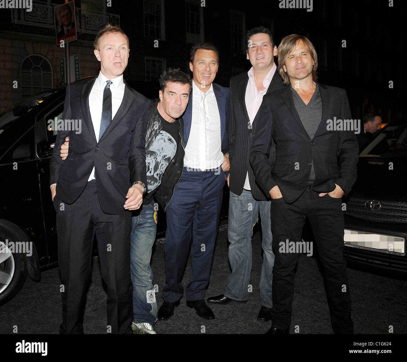 Gary Kemp, John Keeble, Martin Kemp, Tony Hadley and Steve Norman of ...