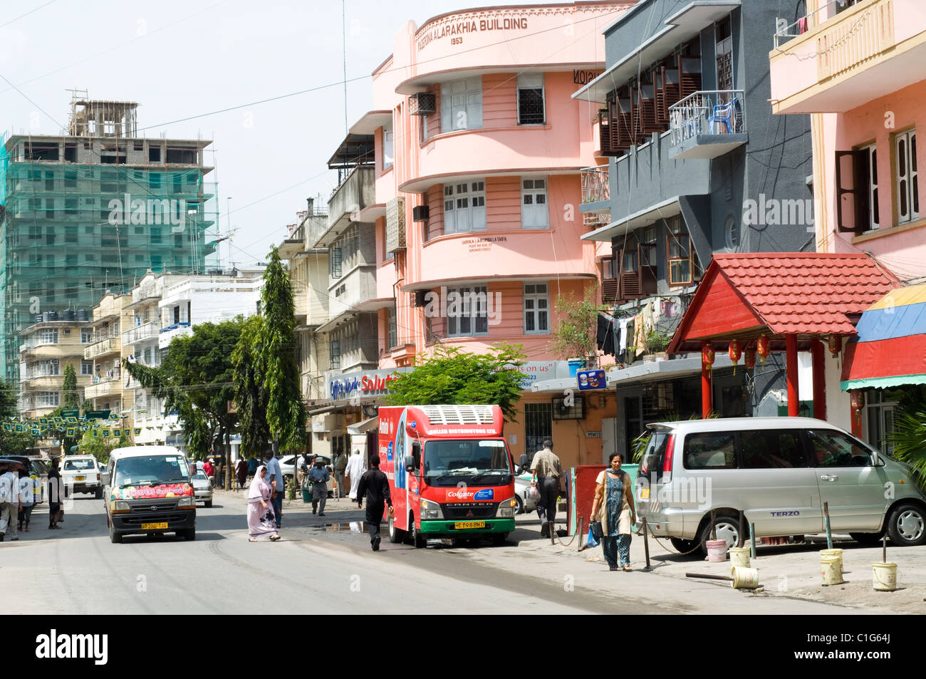 street scene, dar es salaam tanzania Stock Photo - Alamy