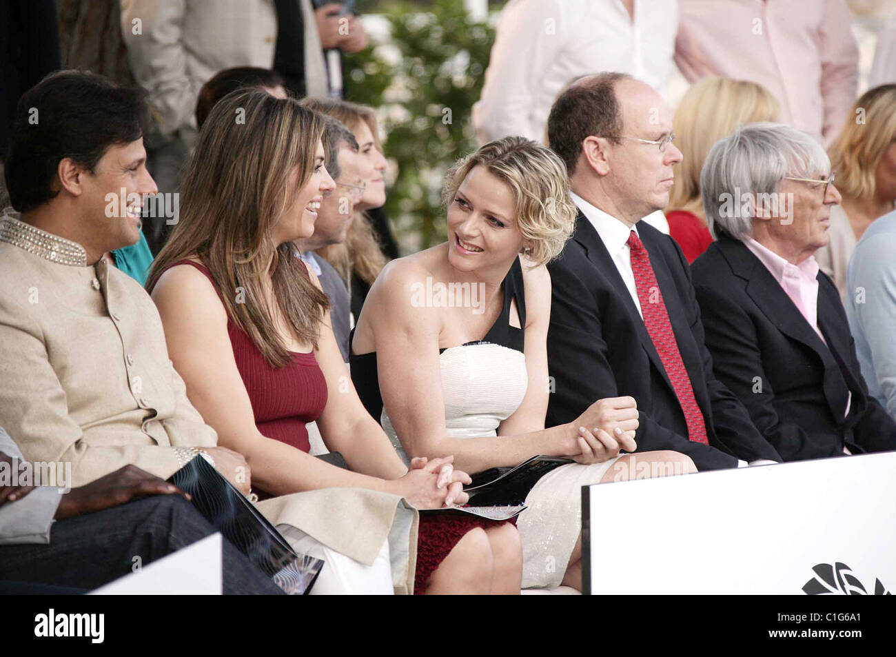 Arun Nayar, Elizabeth Hurley, Charlene Wittstock, Prince Albert II of ...
