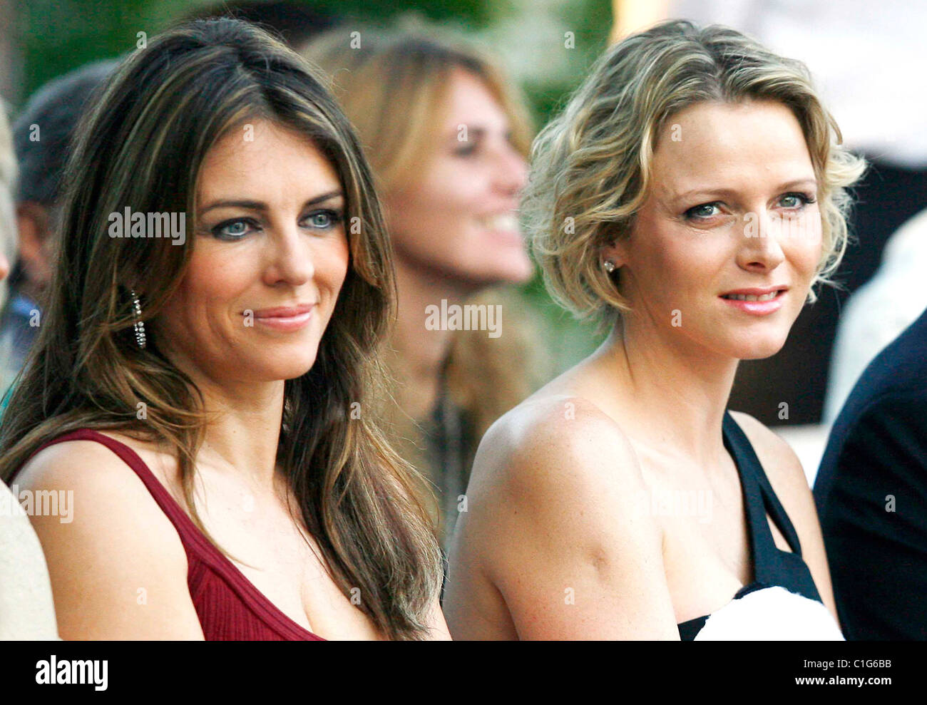 Elizabeth Hurley and Charlene Wittstock Grand Prix de Monaco Formula 1 ...
