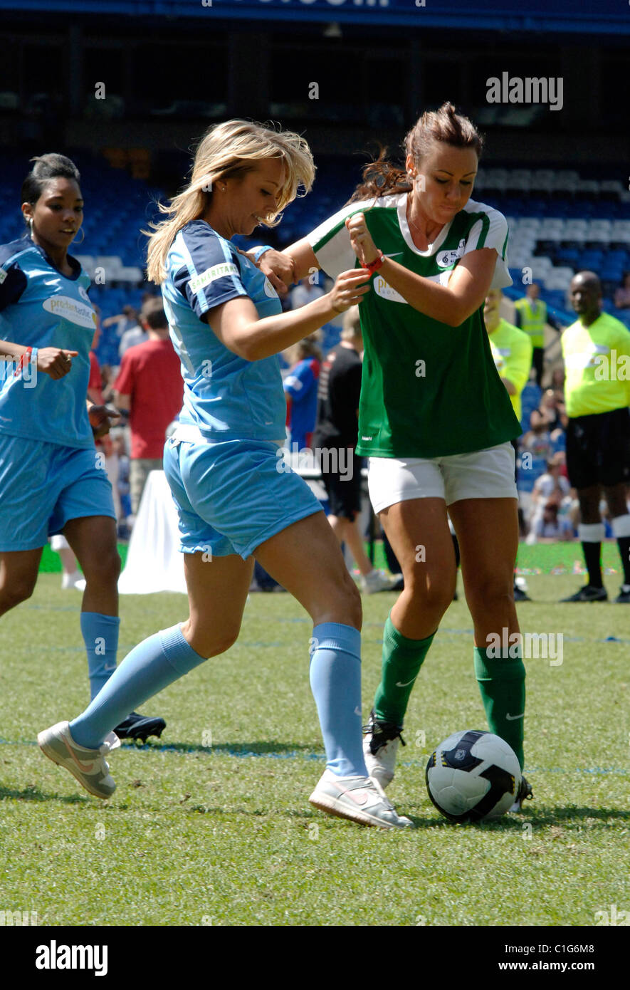 Michelle Heaton 'Soccer Six' annual charity football tournament at ...