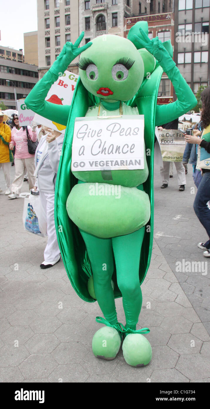 Give Peas a Chance The 2nd Annual Veggie Pride Parade for vegetarians ...