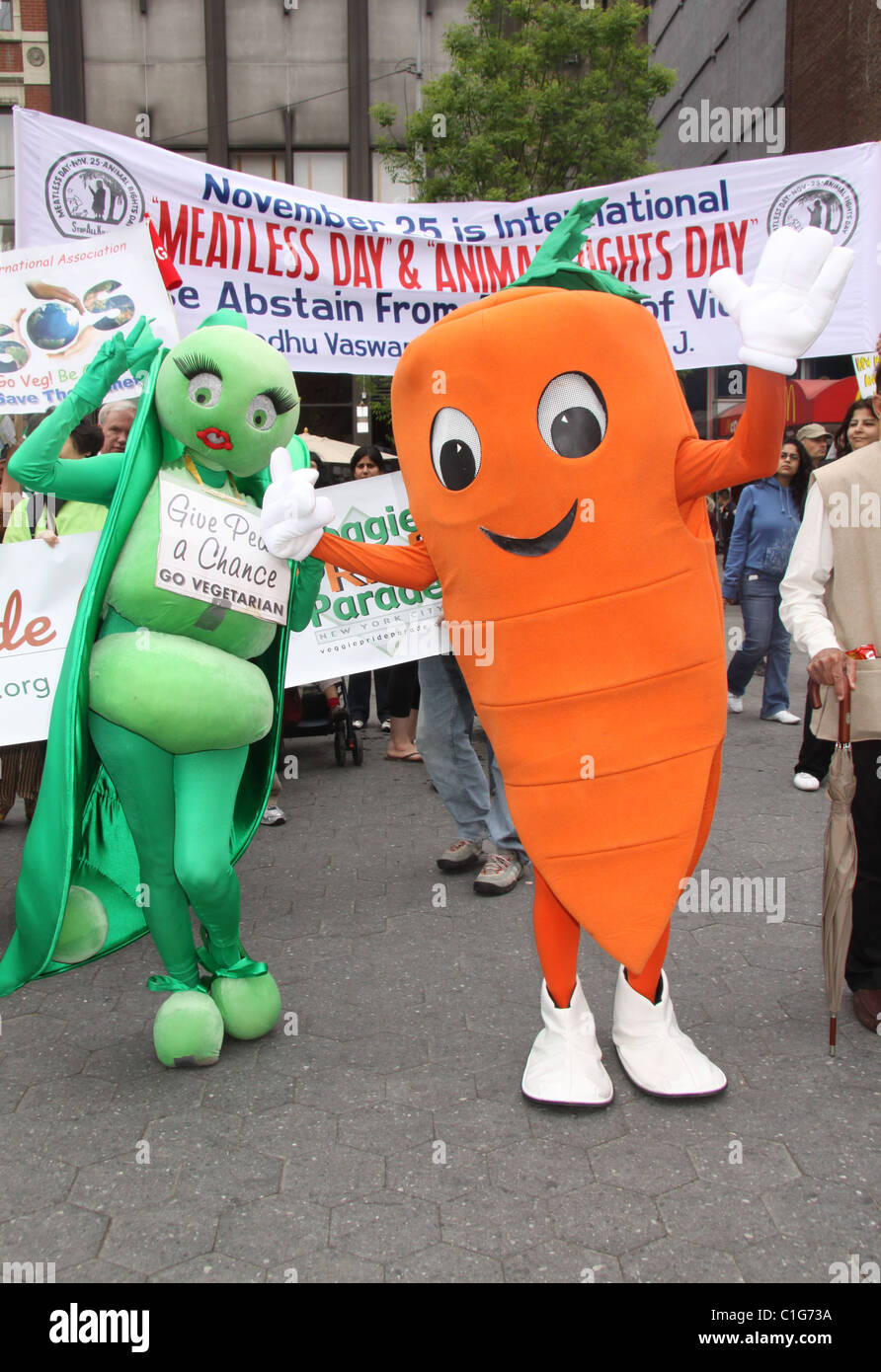 Carrot and Pea The 2nd Annual Veggie Pride Parade for vegetarians ...
