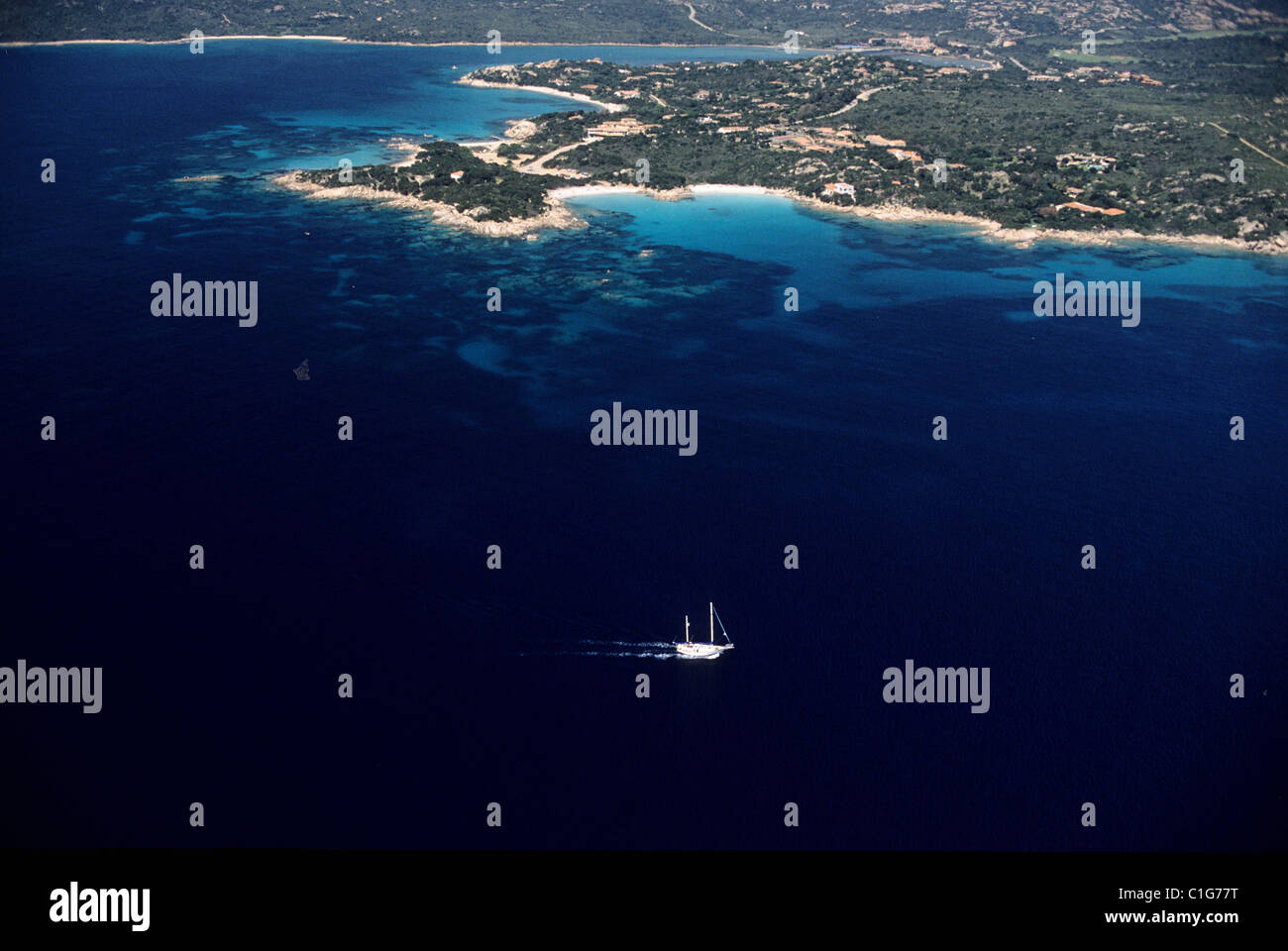 Italy, Sardinia (aerial view Stock Photo - Alamy