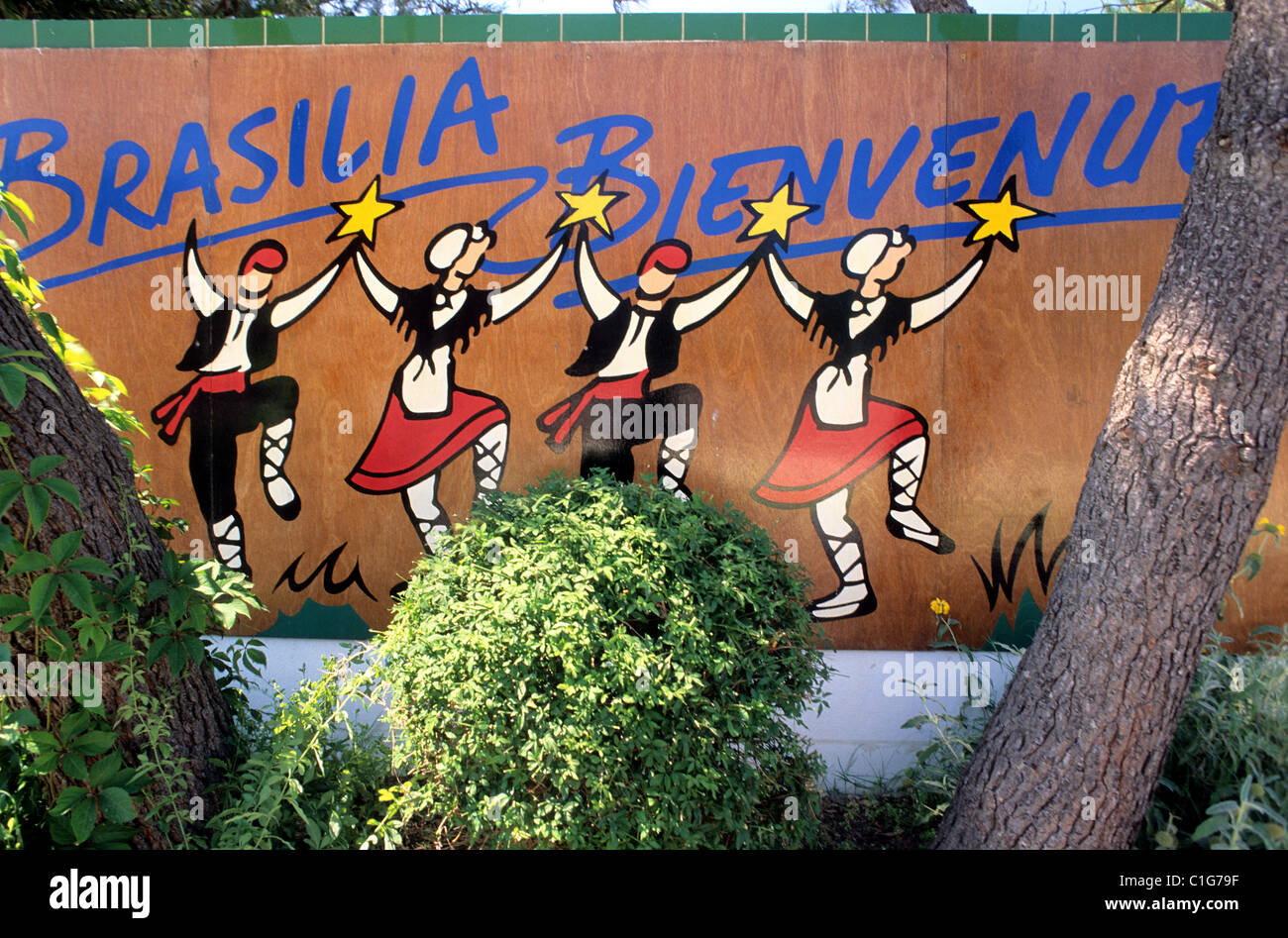 France, Pyrenees Orientales, Canet plage, brazilia camping Stock Photo ...