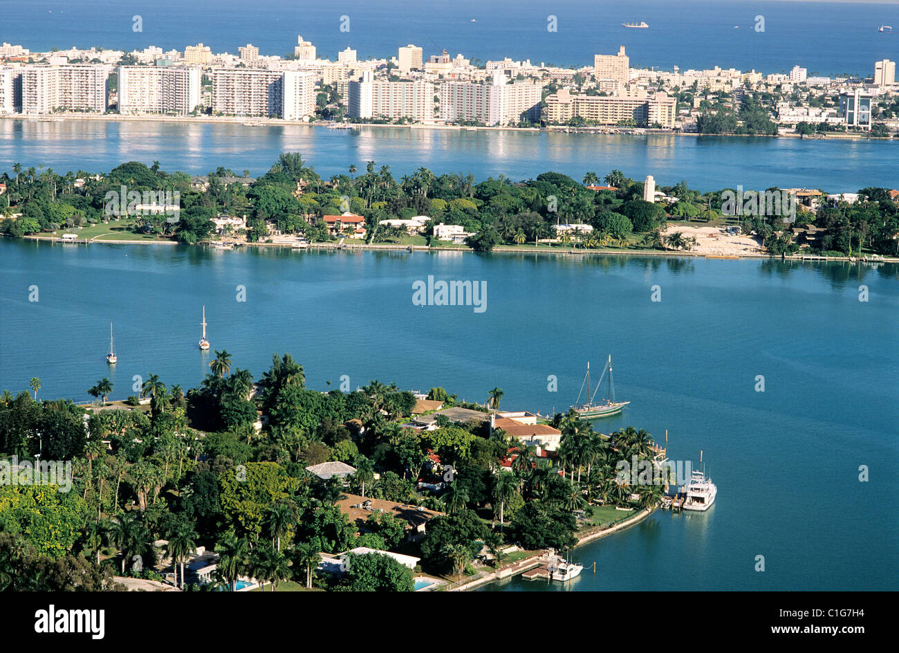United States, Florida, Miami (aerial view Stock Photo - Alamy