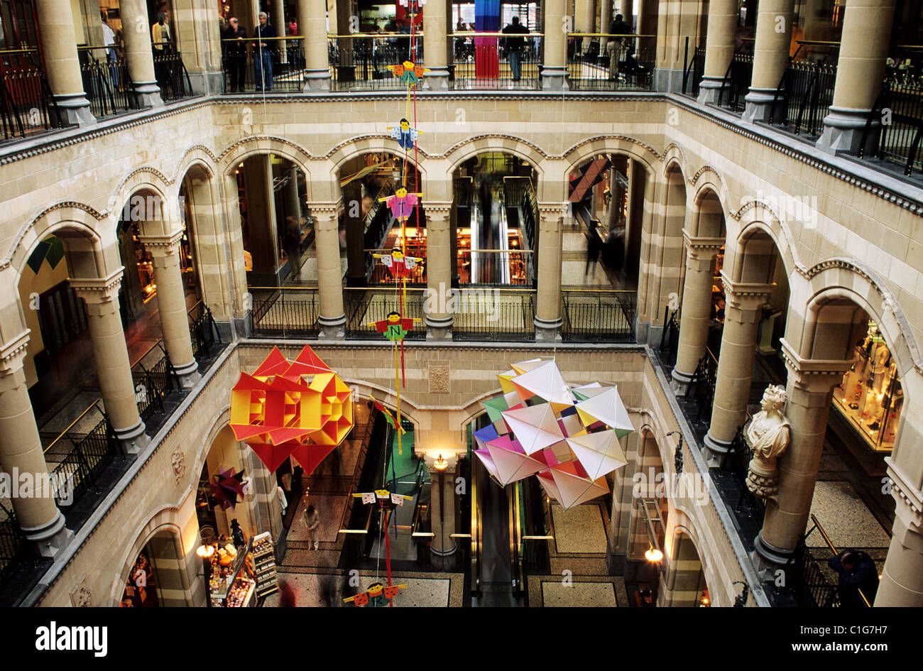 Netherlands, Amsterdam, inside the shopping center Magna Plazza Stock ...