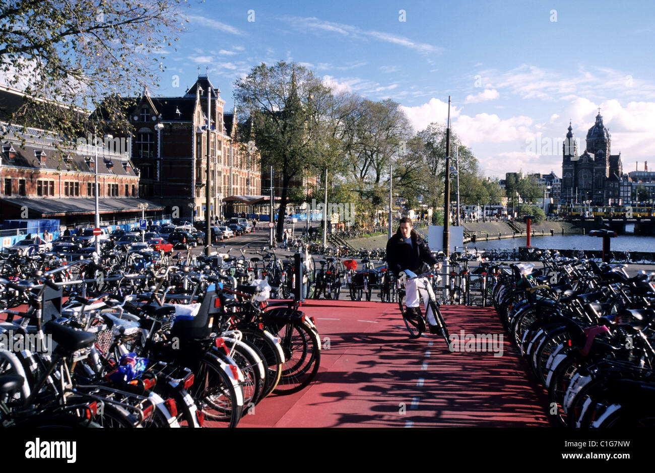 Netherlands, Amsterdam, cycle park Stock Photo - Alamy