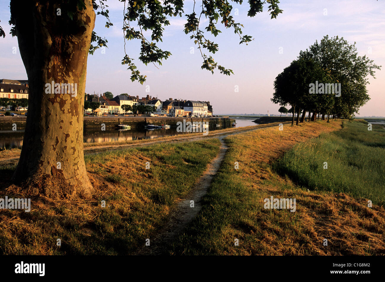 France, Somme, Baie de Somme, Saint Valery sur Somme, the Northern Sea ...