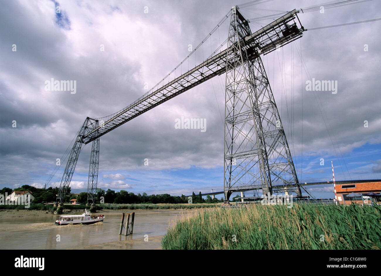 France Charente Maritime Rochefort Martrou iron transfer bridge unique ...