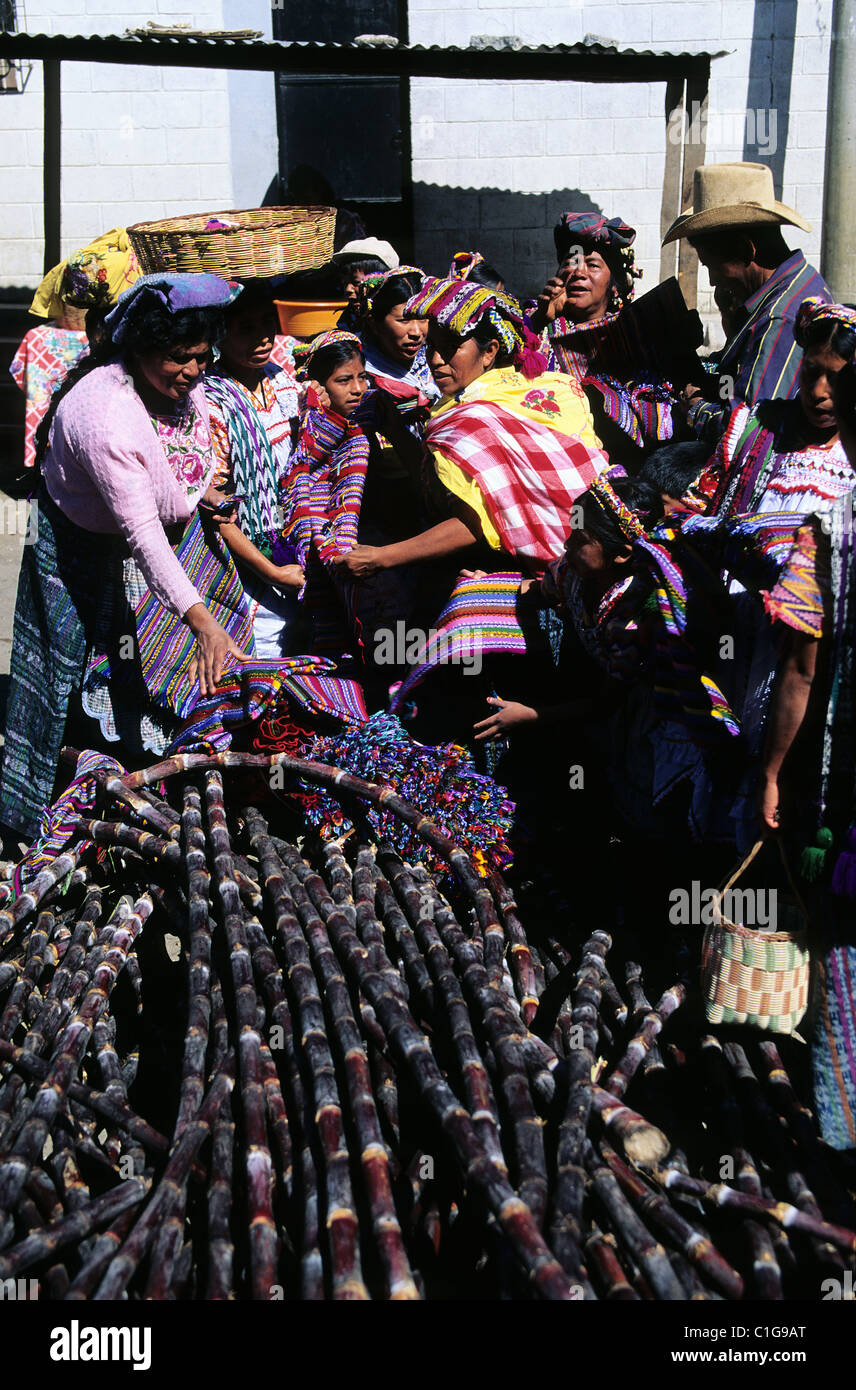 Guatemala, Western Cordillera, Quetzaltenango Department, Almolonga ...