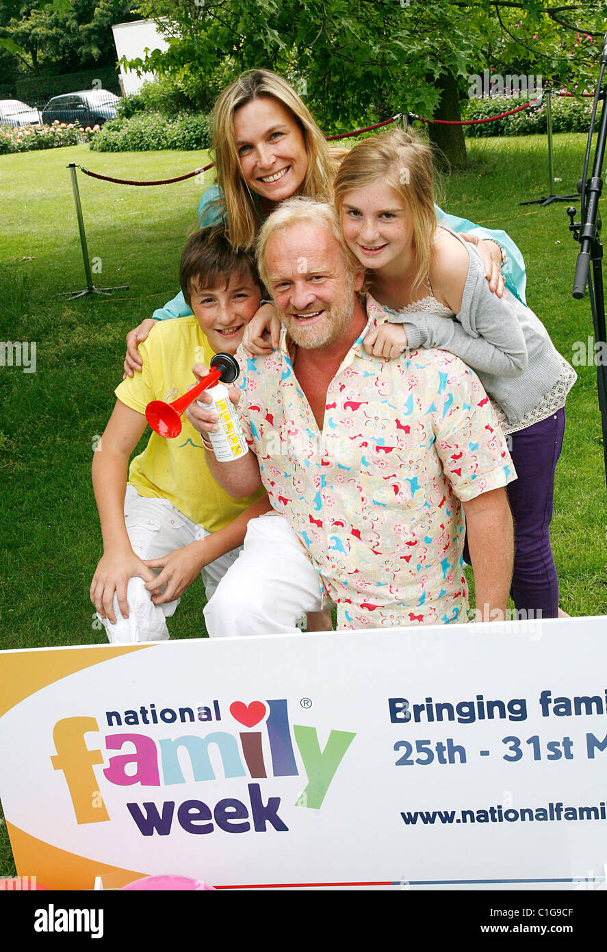 Antony Worrall Thompson and family attend the 'National Family Week ...
