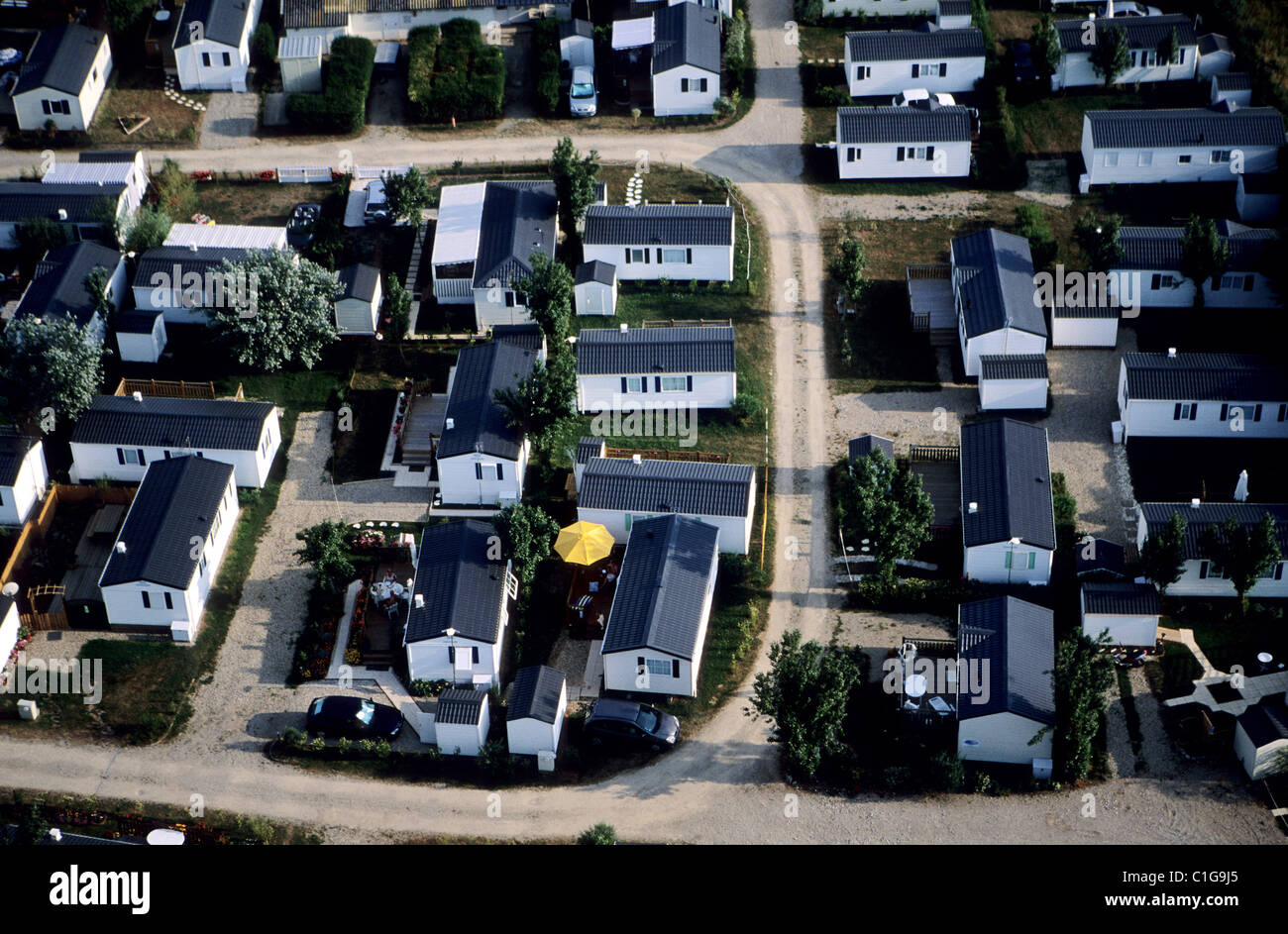 Aerial view of camp hi-res stock photography and images - Alamy
