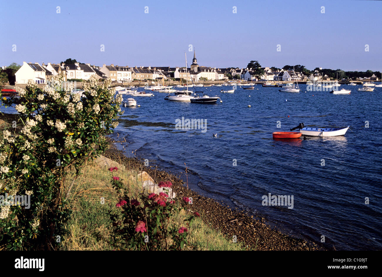 France, Morbihan, Locmariaquer village Stock Photo - Alamy