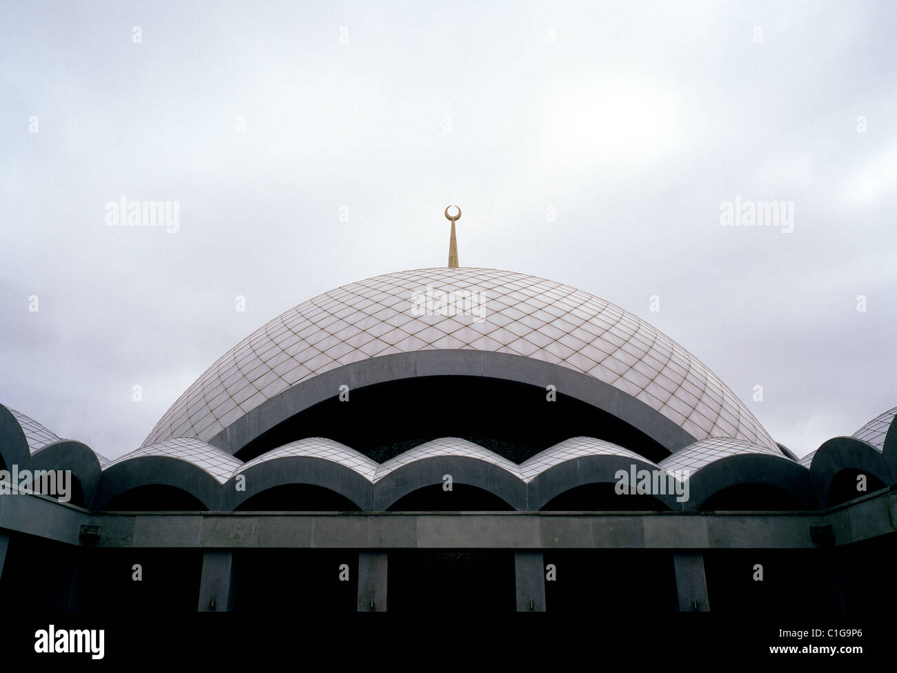 Modern architecture of Sakirin Mosque in Uskudar in Istanbul in Turkey ...