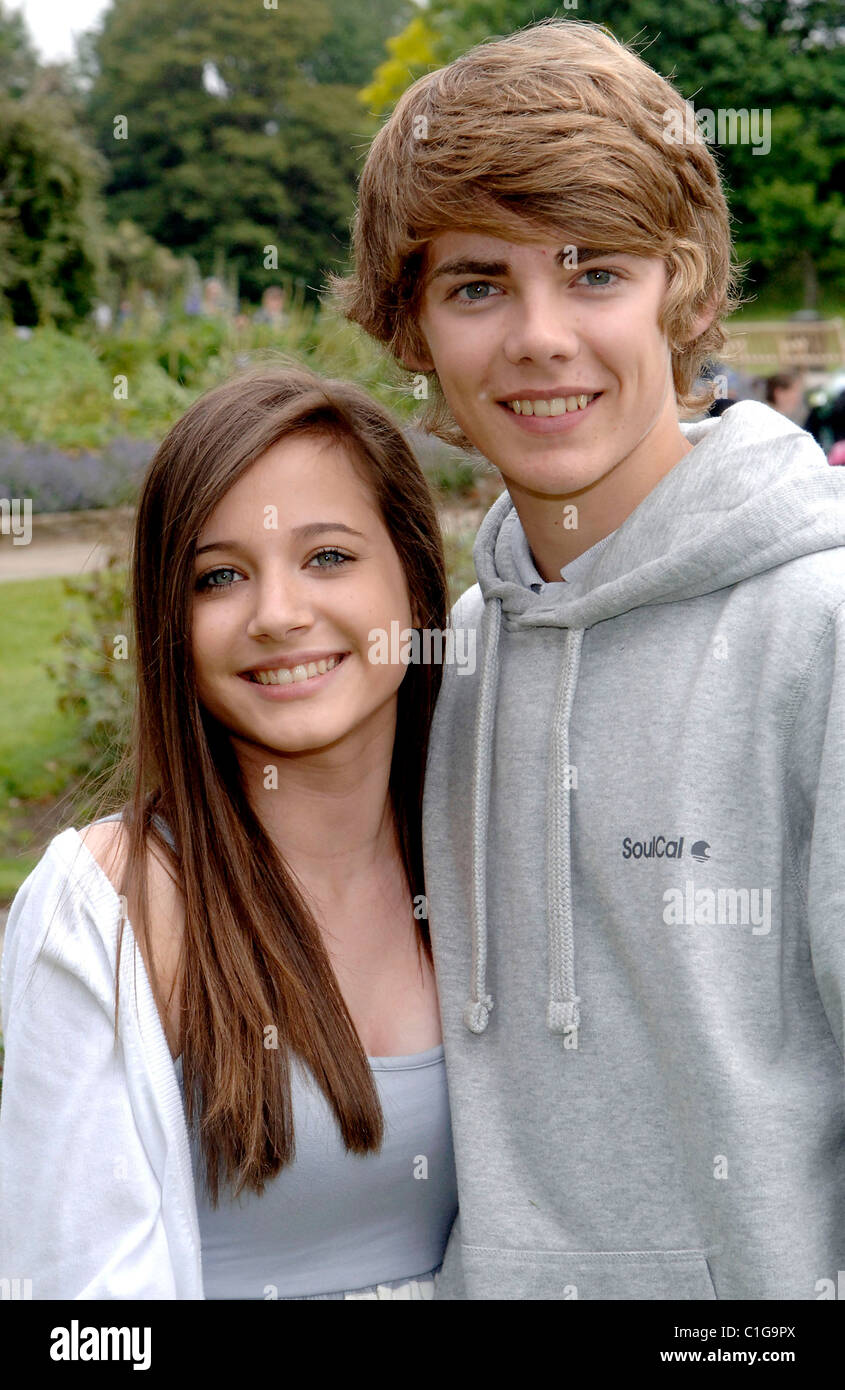 Maddie Duggan and Tom Law attend the 'National Family Week' picnic in ...