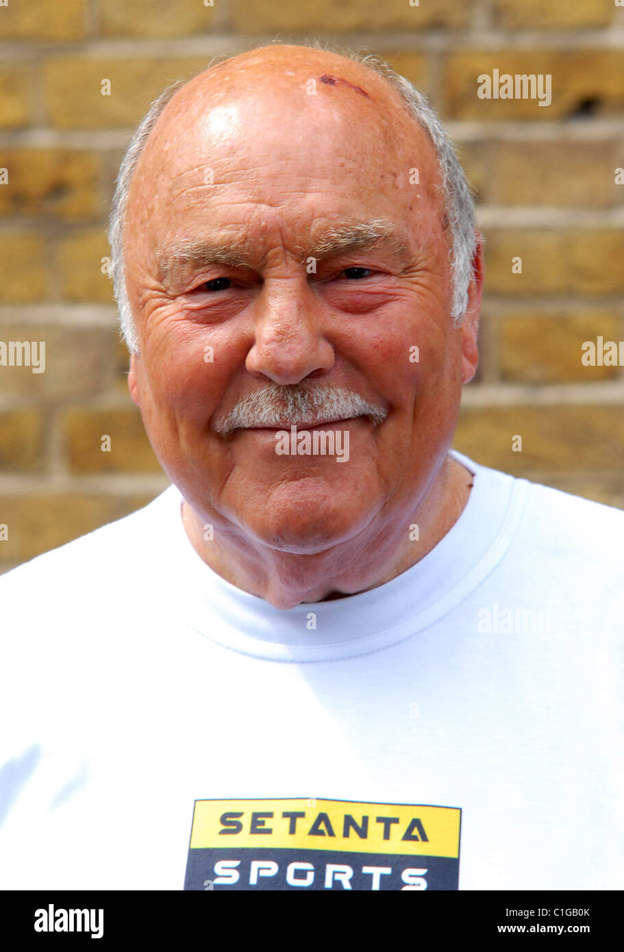 Jimmy Greaves promotes the new "Saint & Greavsie" TV show as part of ...