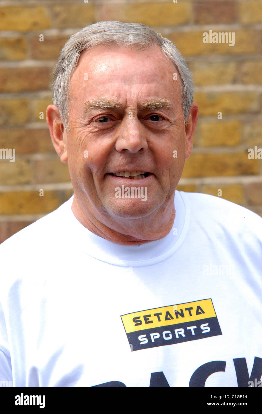 Ian St John promotes the new "Saint & Greavsie" TV show as part of ...