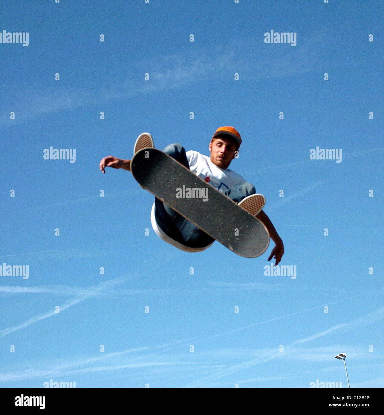 Chris Oliver winner of the Pro-Skateboarding Street Competion 2009 at ...