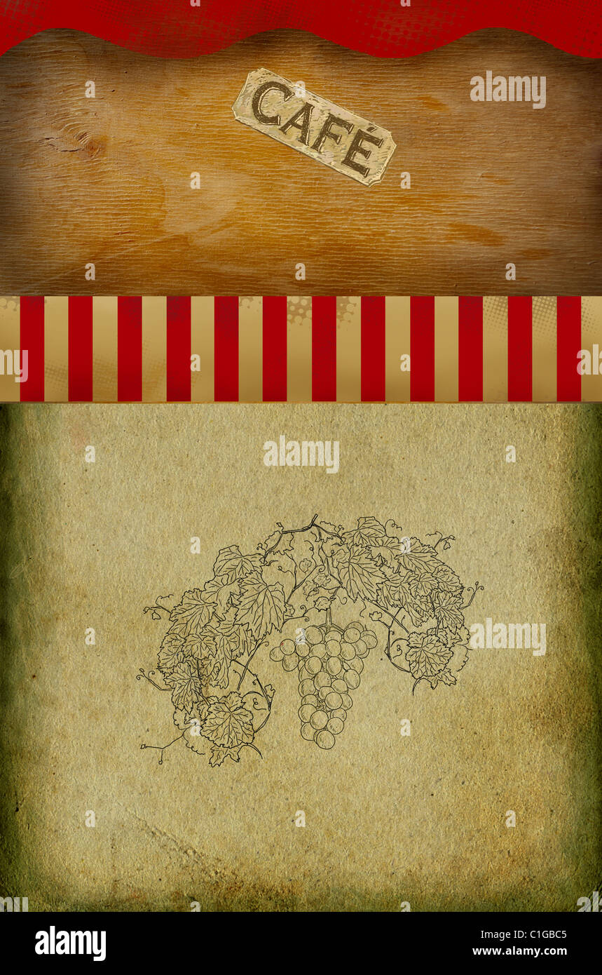 Old cafe background Stock Photo - Alamy