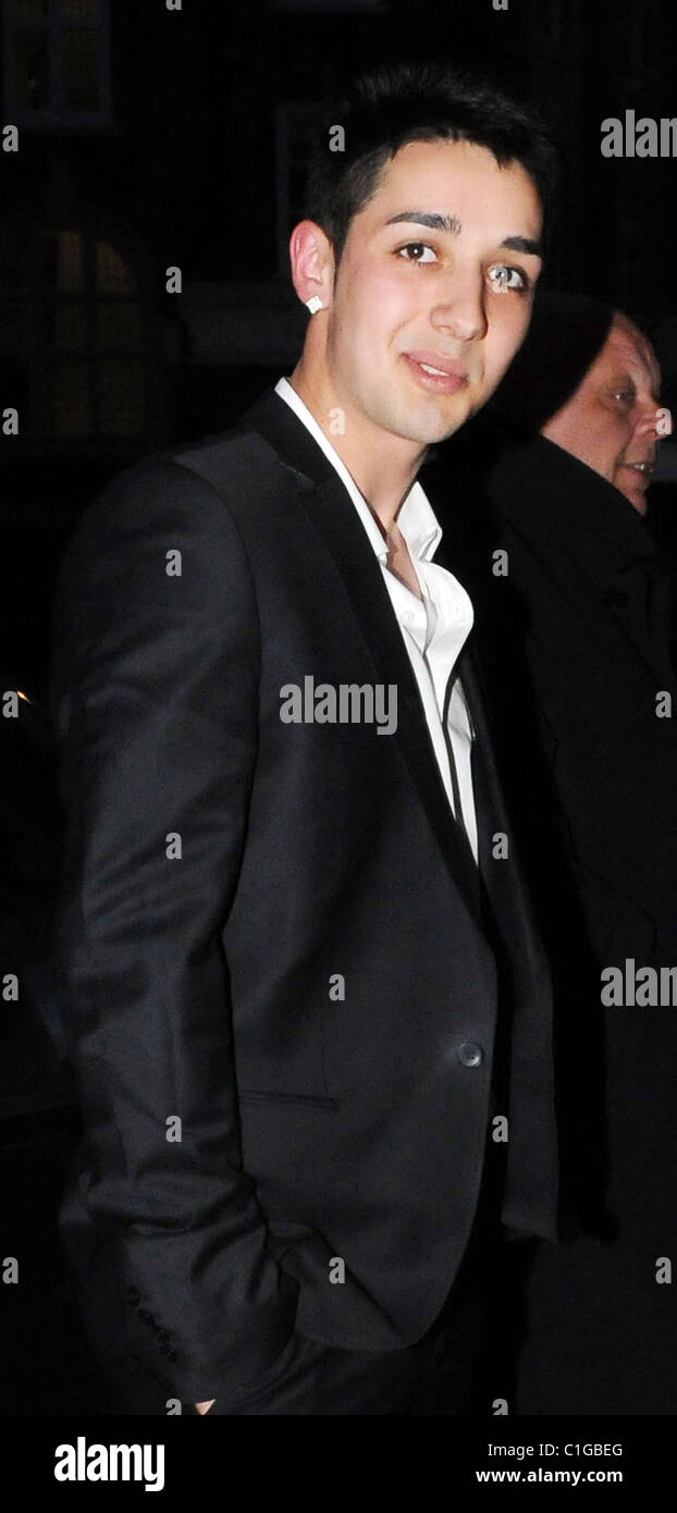 Ashley Kumar outside Claridge's hotel, where a party for Samatha Janus ...