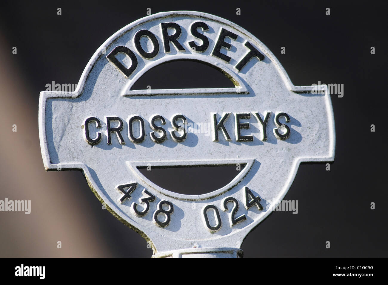 A traditional finger post at Crossways, Dorset, number 438024, UK Stock ...