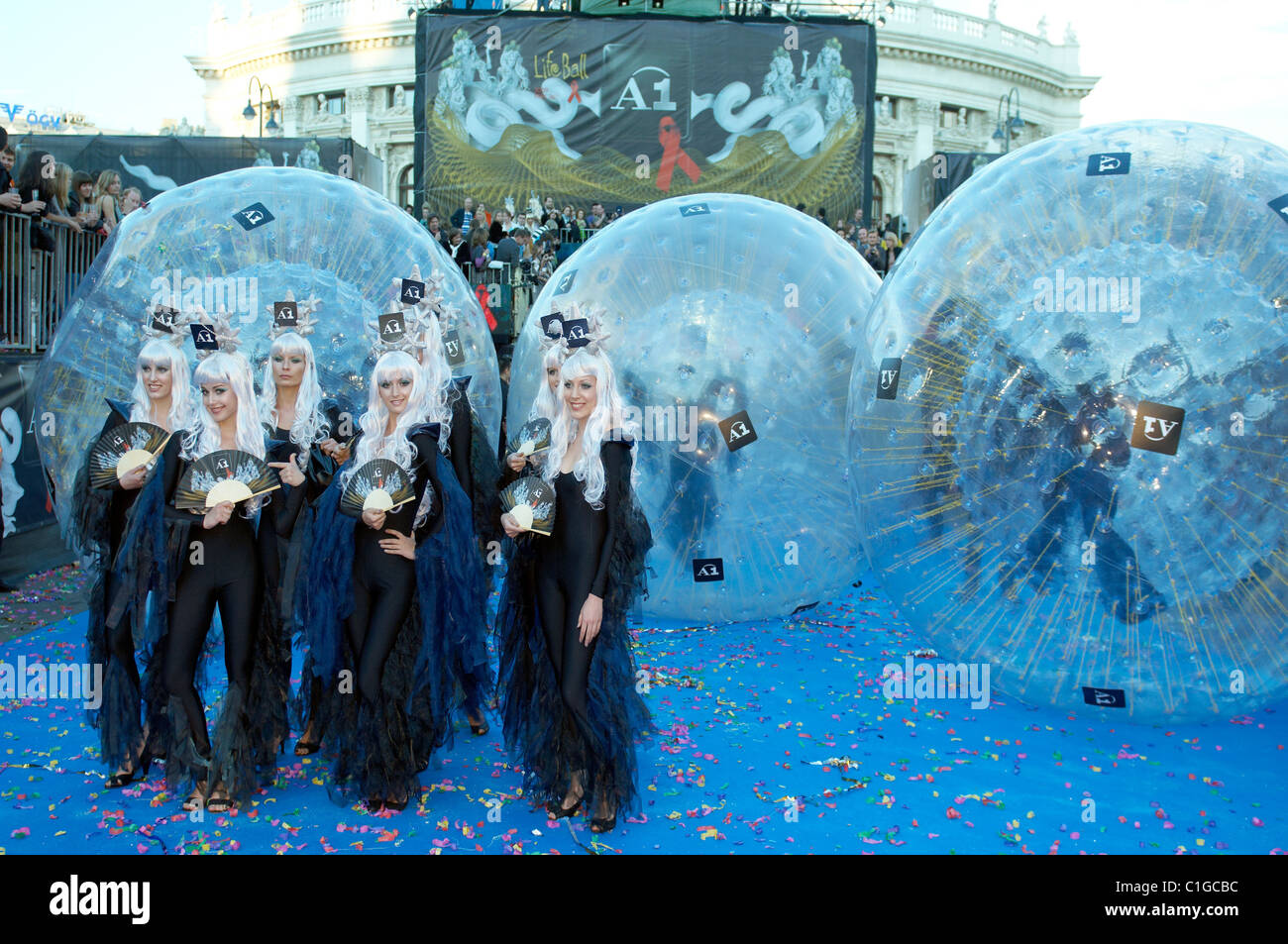 Atmosphere 17th annual Life Ball at Vienna City Hall Vienna, Austria ...
