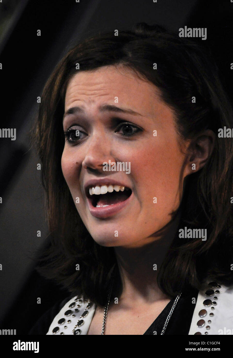 Mandy Moore performing live at Amoeba Records to promote her new album ...