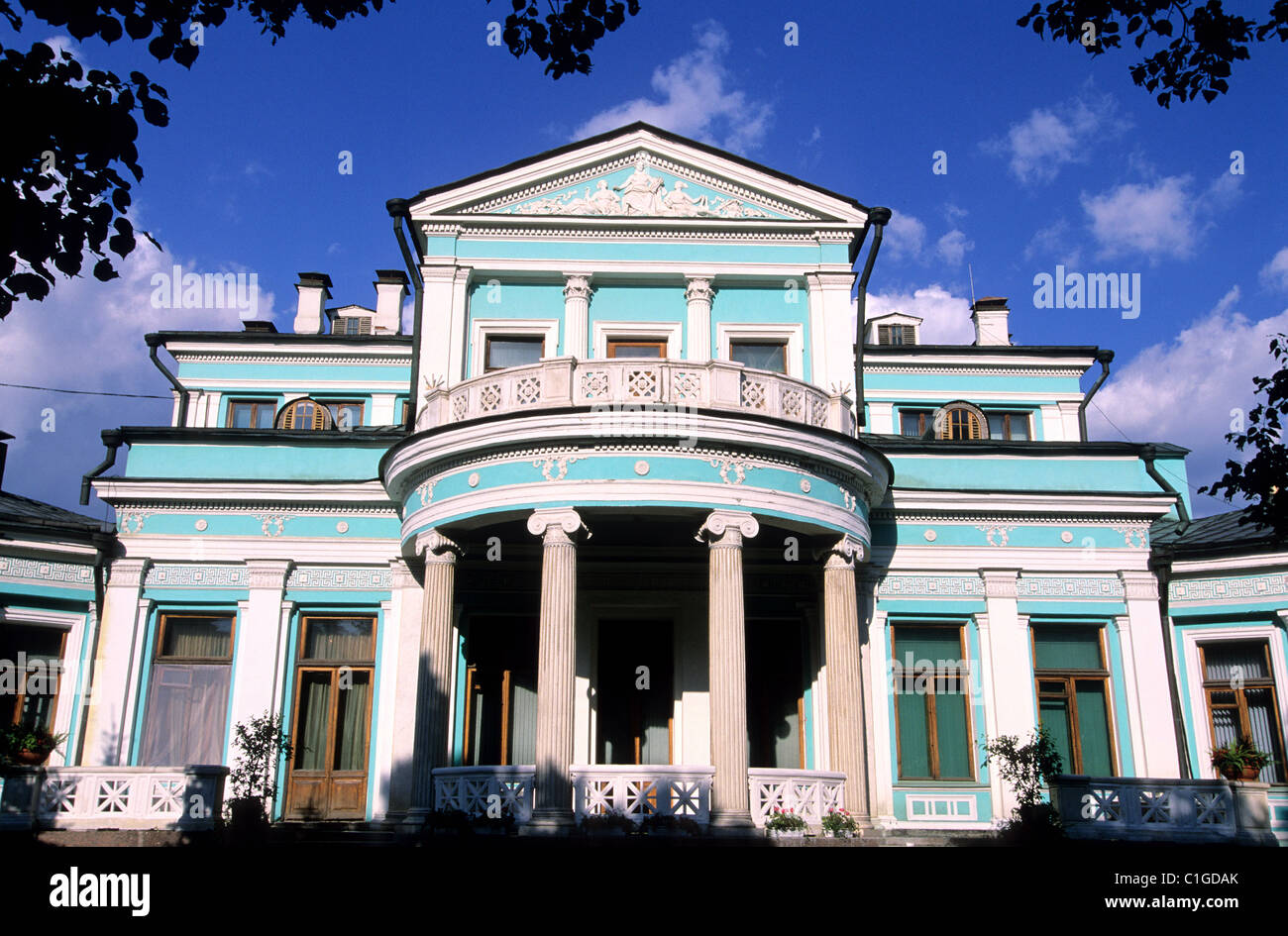 Russia, Moscow, residential villa of the XIXe century, Arbat district ...