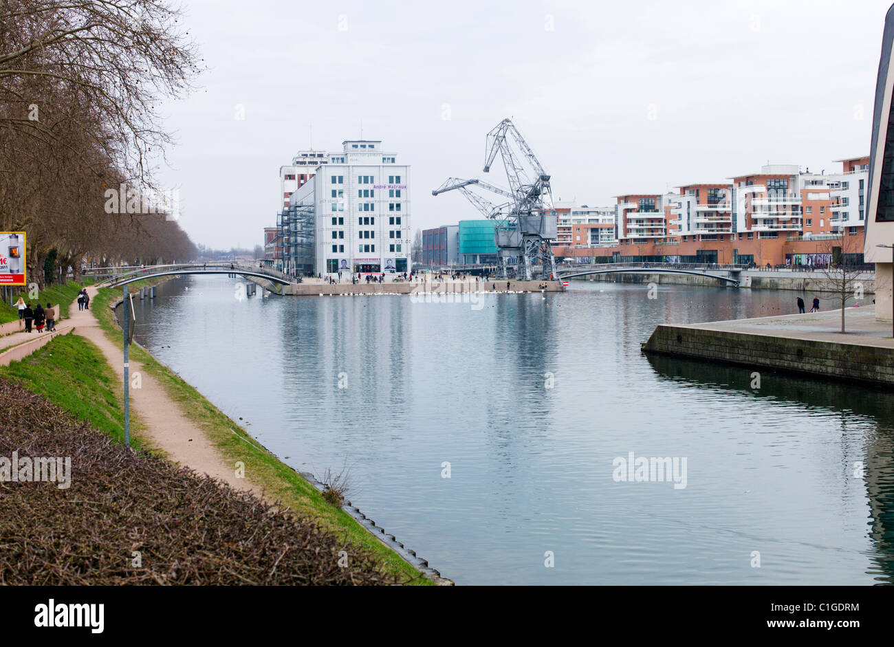 Bassin d Austerlitz Strasbourg Alsace France Stock Photo - Alamy