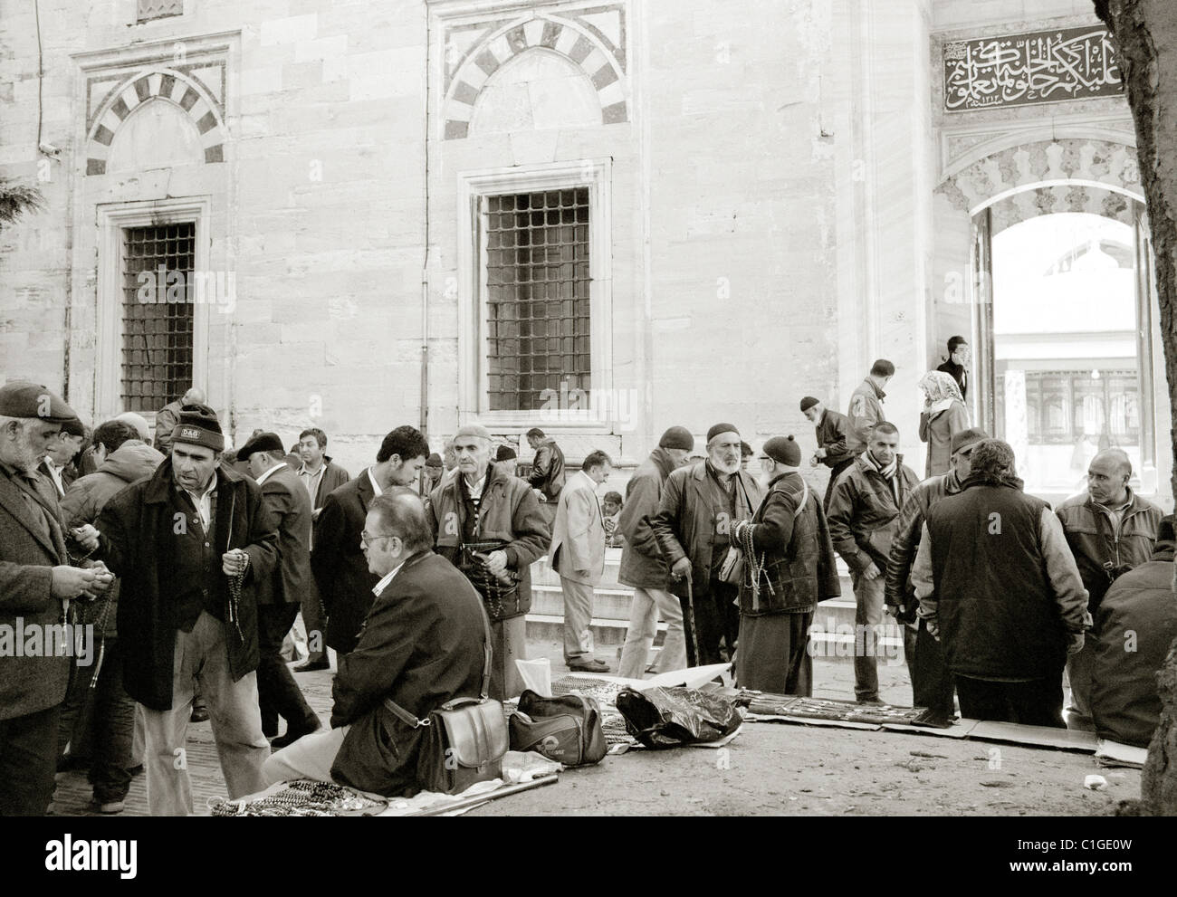 Beyazit Square Flea Market Bazaar in Istanbul in Turkey in Middle East ...