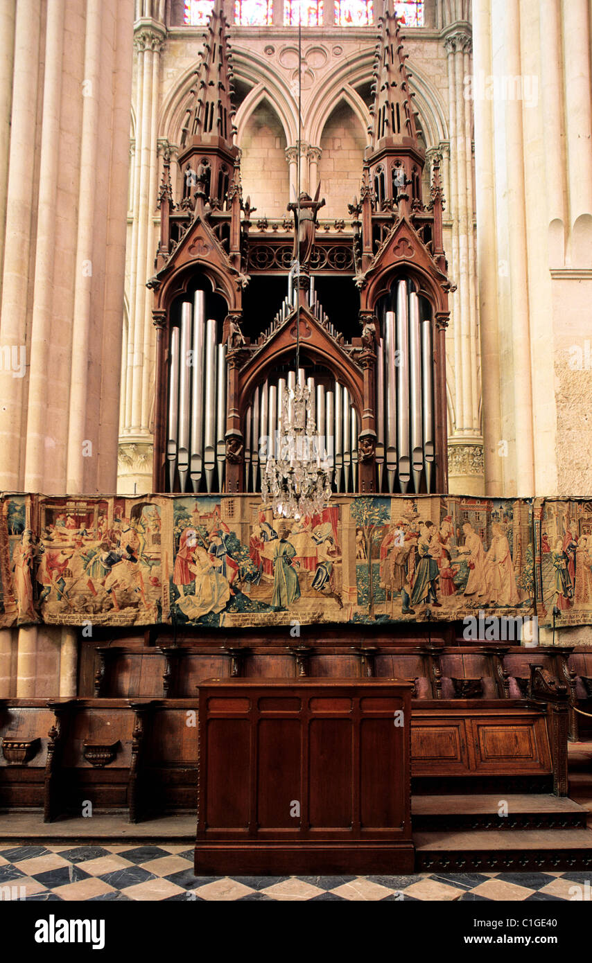 France, Sarthe, le Mans, saint julian cathedral Stock Photo - Alamy