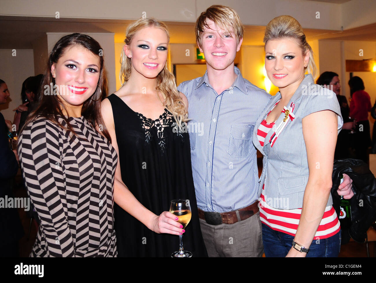 Emma Slater, Faye Huddlescon, Stephen Vincent and Crystal Main attend ...