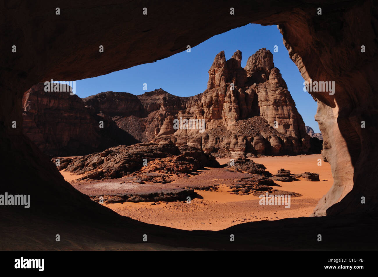 Window in sandstone Stock Photo - Alamy