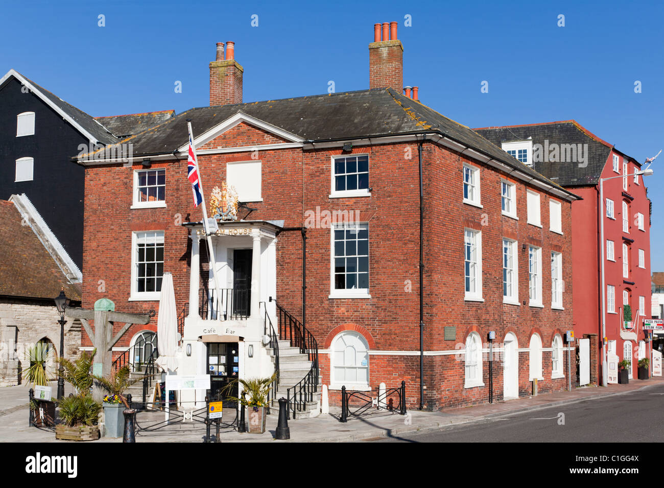 Old Customs House Poole Quay Dorset UK Stock Photo - Alamy