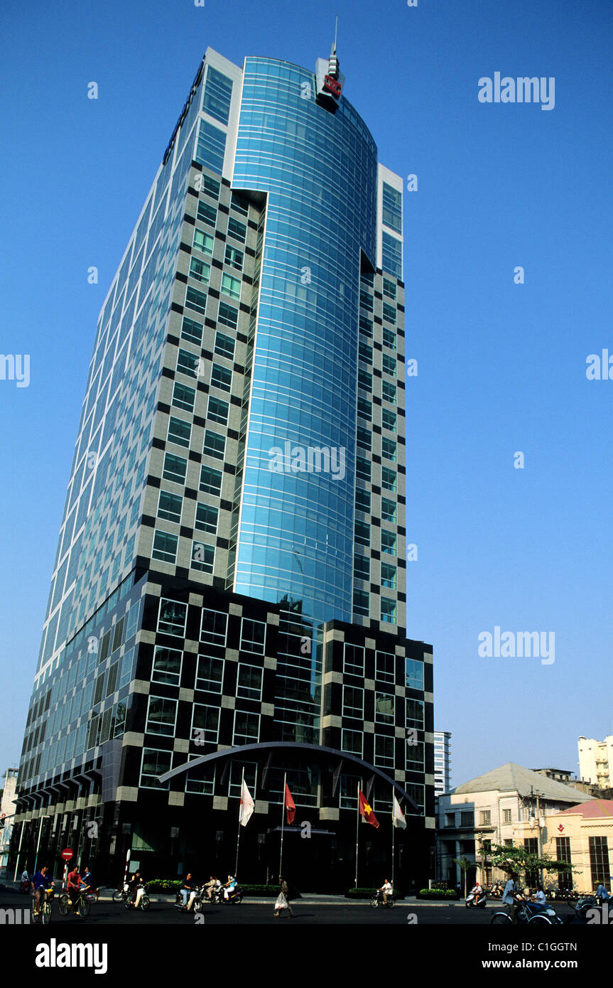 Vietnam, Saïgon (Ho-Chi-Minh city), sun Nah Tower Stock Photo - Alamy