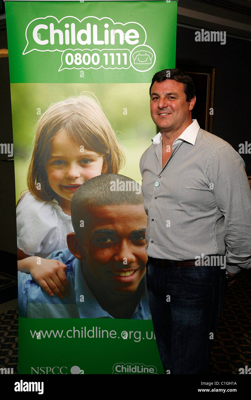 Mark Blundell NSPCC's charity event launch of 'The Circuit' held at the ...