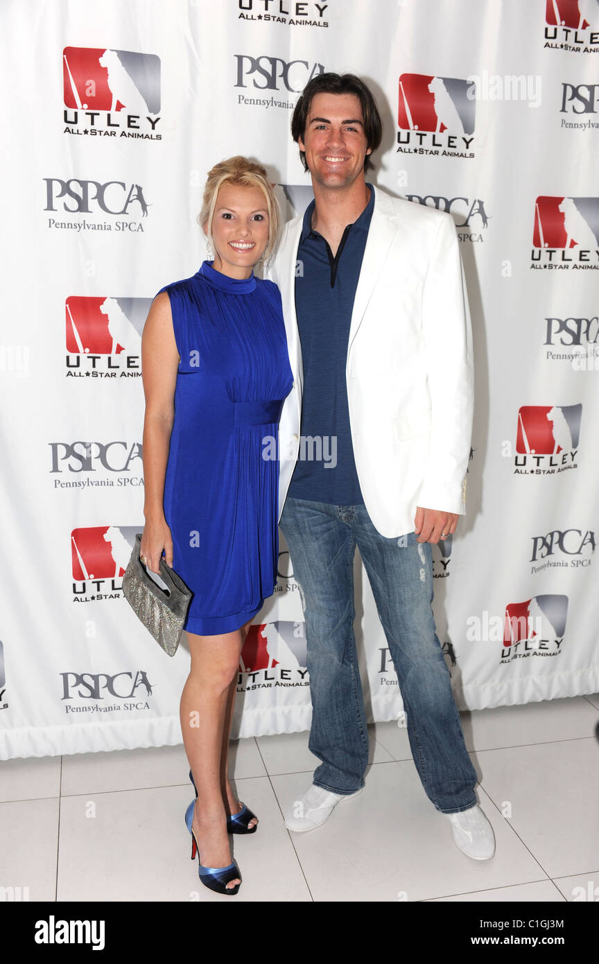 Heidi and Cole Hamels, The 2nd Annual Utley All-Star Animals Casino ...
