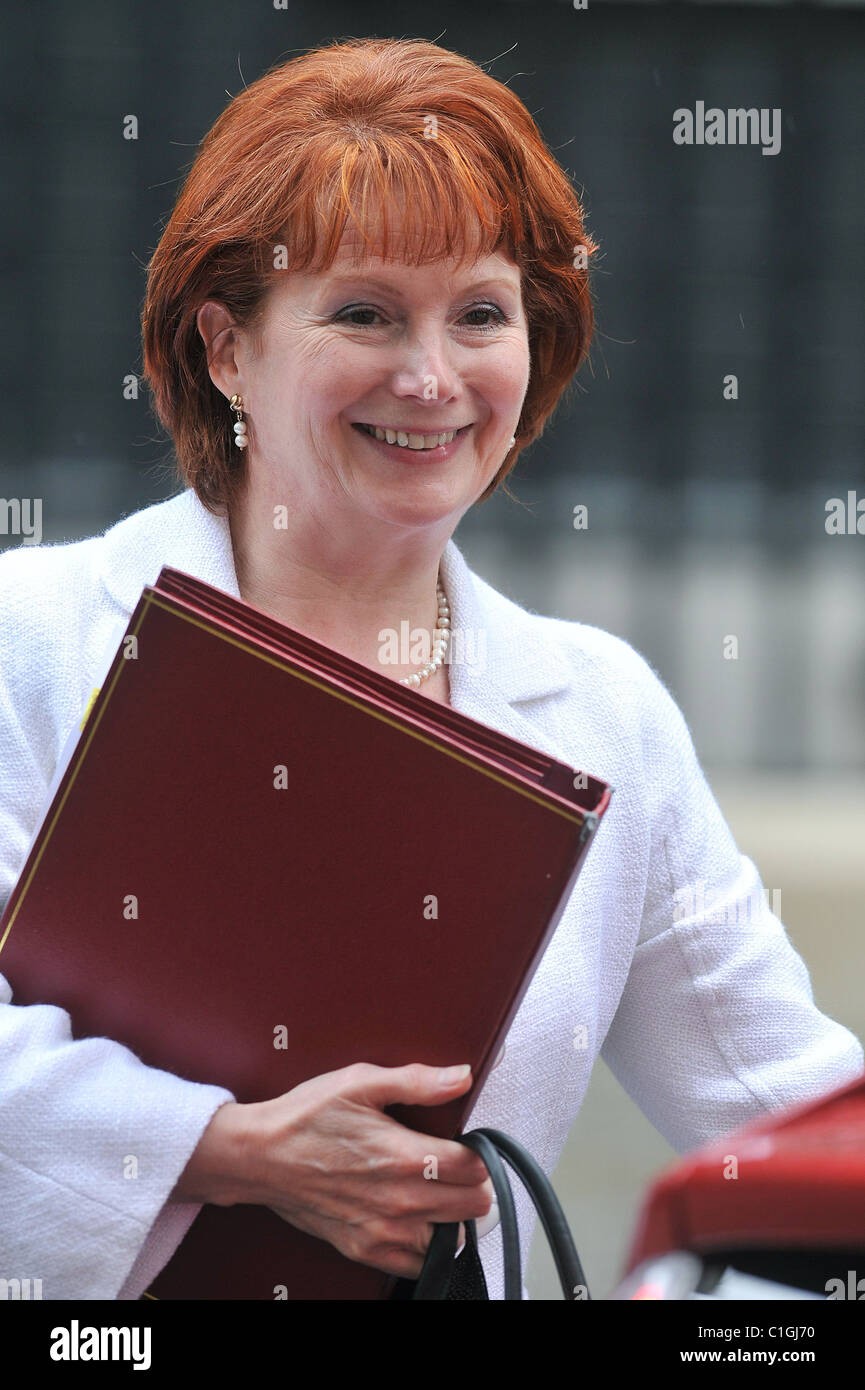 Hazel Blears leaving 10 Downing Street after a Cabinet meeting. London ...