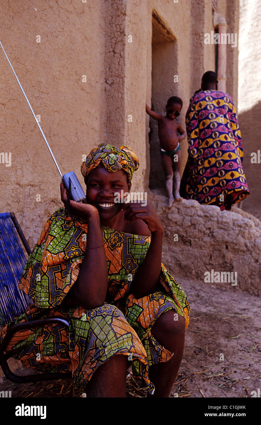 Mali, Djenne (Unesco World Heritage), in the old town Stock Photo - Alamy